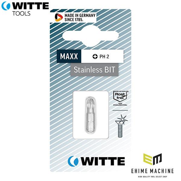 ステンレス製ネジの錆の発生や孔食を防ぐステンレス製ビットです。真空氷焼入れにより優れた硬度と強度を誇ります。太陽光発電、海洋、食品加工など多くの用途で使用できます。ブリスターケース1本入りです。　【仕様】サイズ(#)：2差込角(HEX)：1...