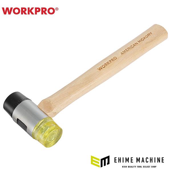 快適なヒッコリー木製のハンドルです。無反動です。　【仕様】入数：1本体サイズ(cm)：W28×D4.3×H9質量(g)：340材質：鋳鉄 / ヘッド, PVC / ハンドルメーカー名：WORKPRO（ワークプロ）メーカー品番：WP24105...