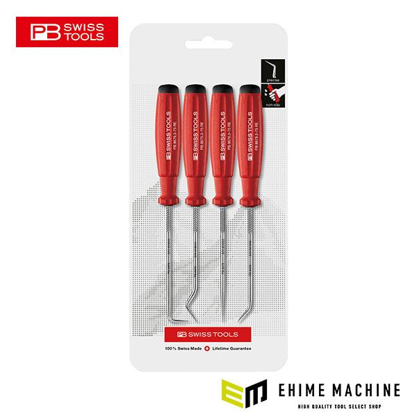 軸根元にローレット加工を施しています。先端が他社に比べて丸みを帯びており、対象物に傷がつき難い工夫もされています。グリップは油のついた手でも滑らないスイスグリップです。パック入りです。【セット内容/付属品】ピックツール(8675・8676・...