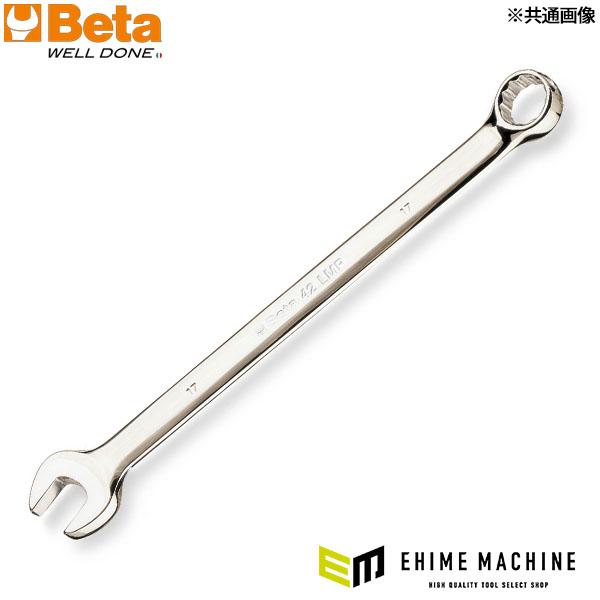 光沢のあるミラー仕上げです。標準品より約20％長いロングタイプです。めがね部のオフセット角は15°です。ISO1711-1規格に比べ高いトルク値を実現します。　【仕様】材質：モリブデン合金鋼表面処理：ニッケルクロムメッキ　二面幅寸法(mm)...