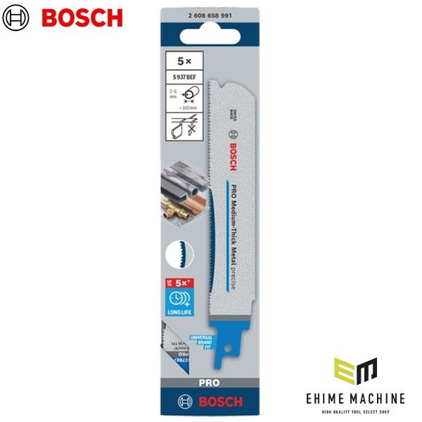 ボッシュ (BOSCH) 2608658991 セーバーソー S937BEF (5本)は、金属中厚物用に最適なセーバーソーブレードです。根元のスポット湾曲でしっかり食いつき、先端のコンビ刃で切り落とすことで圧倒的な切断速度を実現します。3ピ...