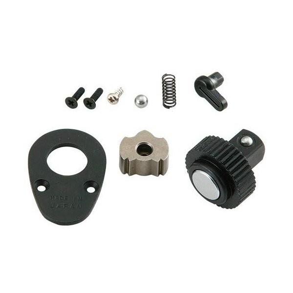 KTCの9.5sq.（3/8）ラチェットハンドル用リペアキットです。BR3E、BR3L、BR3F、BR3FLに使用できます。■型式：BR3E-K■メーカー：KTC■差込角：9.5sq.（3/8)■入組内容：ドライブギア・クロウ・スチールボー...
