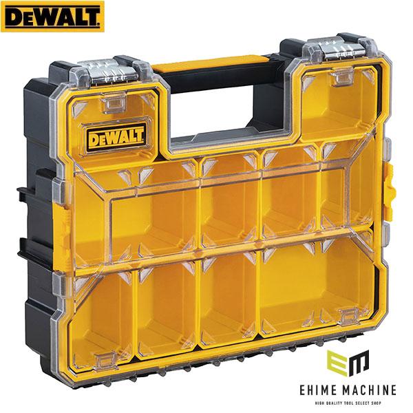 Proシリーズボックス同士の連結が可能です。Tough Systemアダプター（DWST08017）を使えばTough Systemとの連結も実現します。防水防塵仕様(IP53)、耐久性のあるメタルラッチ、キャリーハンドル付きです。透明なポ...