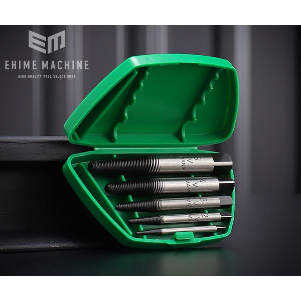 ●対応ボルトサイズ(mm)：3-18●対応ボルトサイズ(”)：1/8-3/4●重量(kg)：0.12●プラスチックケース入です。●セット品：スクリューエキストラクター(49-1・2・3・4・5)