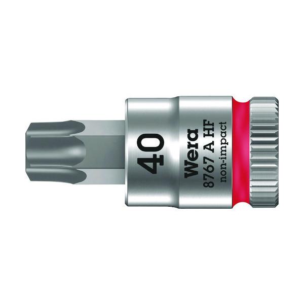 8767 A HFシリーズ。1/4インチのドライブと保持機能を備えたビットソケットにより、特に快適なねじ回しが可能になり、ワークピースにねじを送り込む際にねじを紛失するリスクが軽減されます。サイズに応じて色分けされた「Take it eas...