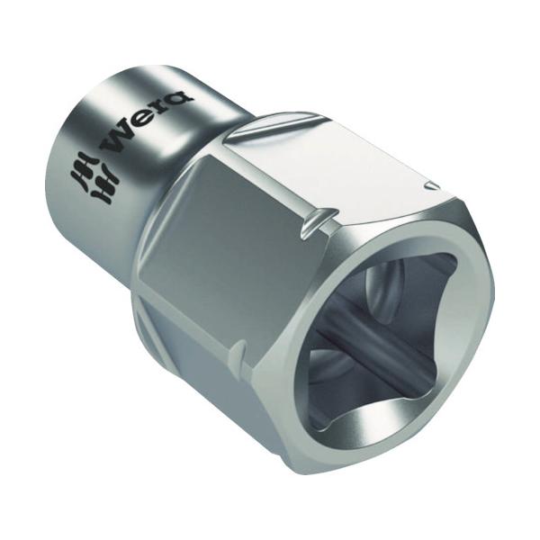 8790 FAシリーズ。ショートタイプなので狭い設置スペースに最適。1/4 インチのラチェットを使用した手動ねじ込み用の 1/4 インチ六角ドライブを備えています。弾丸トラップ溝付き。高光沢クロムメッキのクロムバナジウム製。　Zyklop ...