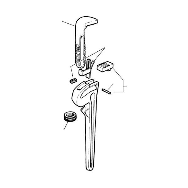 E-910用ピン。メーカー名：RIDGID（リジッド）メーカー品番：95402商品コード：520995402商品名：95402 ピン F/E910JANコード：0095691954022