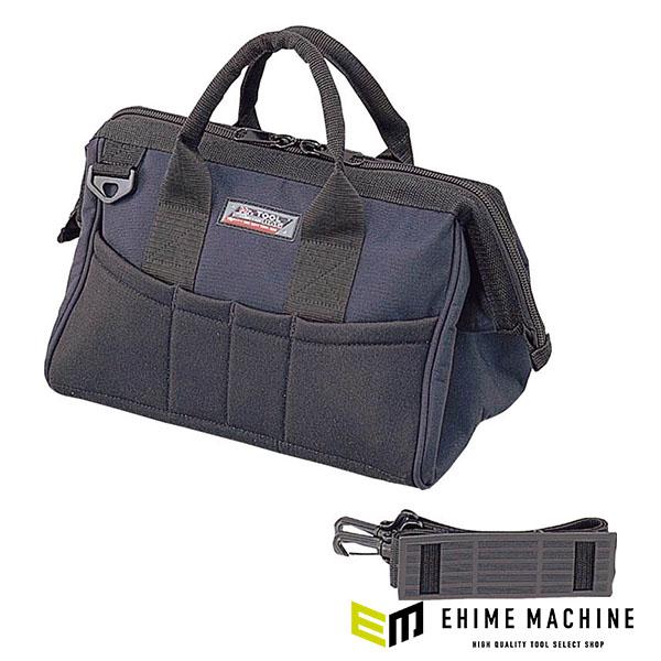 持ち運びに便利な2WAYショルダー付。耐久性バツグン。高品質ポリエステル。便利なポケット付。　ミスター・ツールバッグ。大阪デザインセンター選定商品。フルオープン。Ｗファスナー。折りたたみ可。PVC加工。　【仕様】外寸奥行(mm)：230外寸...