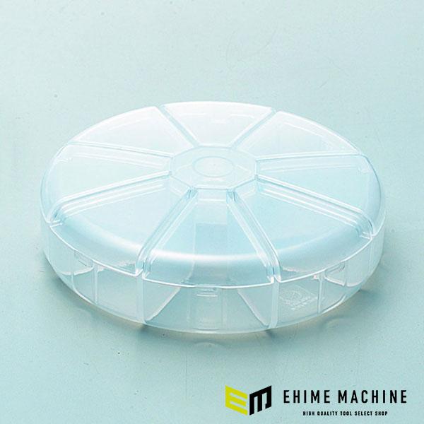 分別・小分け収納に便利(個別フタ付シングルスペース)。ポケットなどに納まりやすいフラットタイプ(手にフィットするストリームデザイン)。取り出しやすい底アール付。ふた部がゆるみにくい新設計。　大阪デザインセンター選定商品。コーポリマー。個別収...