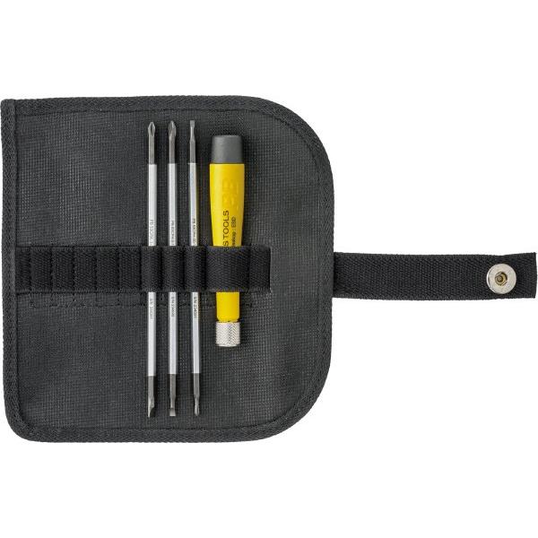 メーカー名：PB Swiss Tools メーカー品番：1110.ESD 商品名：1110.ESD テレスコープドライバーセット JANコード：7610733246892  仕様（共通）：ブレード長さ(mm)：120 仕様（個別）：質量(g...