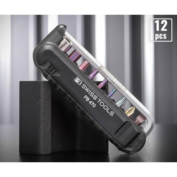 メーカー名：PB Swiss Tools メーカー品番：470.BLACKCN 商品名：470.BLACKCN バイクツールセット (9本組) ブラック JANコード：7610733242139  仕様（個別）： カラー：ブラック 質量(g...