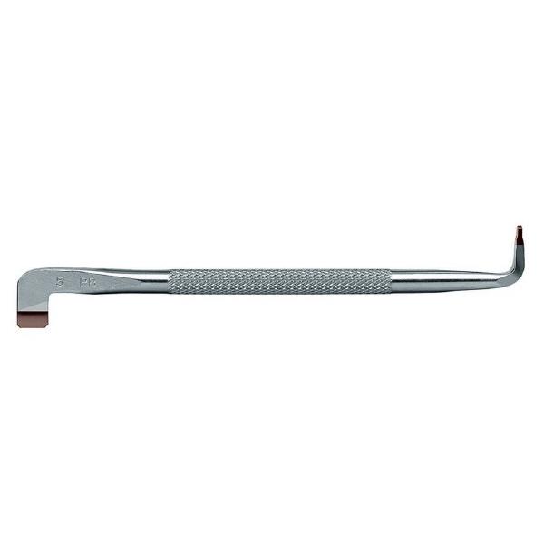 メーカー名：PB Swiss Tools メーカー品番：600.3 商品名：600.3 オフセットドライバー (マイナス) JANコード：7610733004287  仕様（個別）： 適合ネジ：M3 刃先厚(mm)：0.8 刃先幅(mm)：...