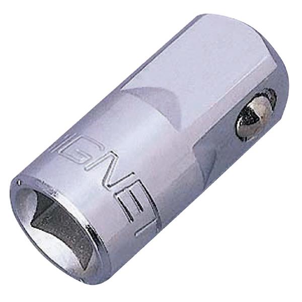 1/4SQのラチェットハンドル等で3/8SQのソケットを使用する際に。【仕様】サイズ(SQ×SQ)：凹1/4×凸3/8全長(L；mm)：26外径(D；φmm)：11メーカー名：SIGNET（シグネット）メーカー品番：11510商品名：115...