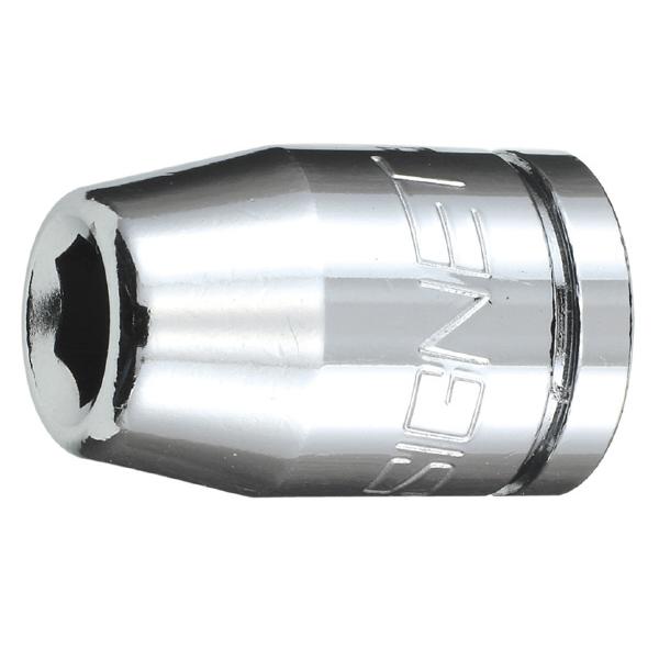 3/8SQのラチェットハンドル等で1/4HEXのビットを使用する際に。【仕様】サイズ(SQ×HEX)：凹3/8×1/4メーカー名：SIGNET（シグネット）メーカー品番：22001商品名：22001 3/8DR-1/4ヘックスビットアダプタ...