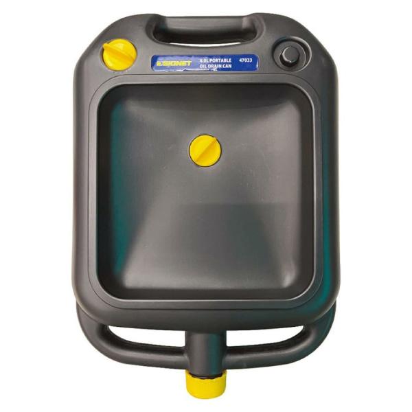 キャップ付きで、廃オイルをこぼさず持ち運びができます。両サイドにハンドルがあり、オイルの廃棄が簡単です。キャップ置き場があるので、キャップを紛失する心配はありません。エンジンオイル、ミッションオイル、クーラントに対応しています。自動車バイク...