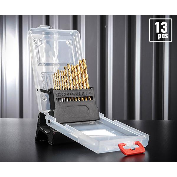 TiNコーティングにより従来のハイス品に比べ耐摩耗性や耐熱性が向上しております。コストパフォーマンスに優れております。一般穴あけ用。銅類、鋳鉄、アルミ合金、非金属の加工に最適。【仕様】先端角(°)：118コーティング：TiN材質：ハイス重量...