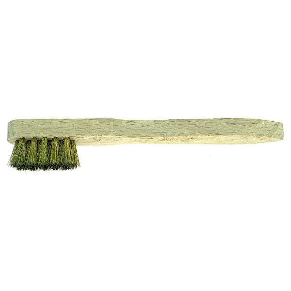スパークプラグ用の真鍮ブラシ。木製のハンドル。【仕様】全長(mm)：150行数(行)：3ｘ5ワイヤーの線径(mm)：0.15質量(g)：18メーカー名：STAHLWILLE(スタビレー)メーカー品番：12375スタビレー品番：7416000...