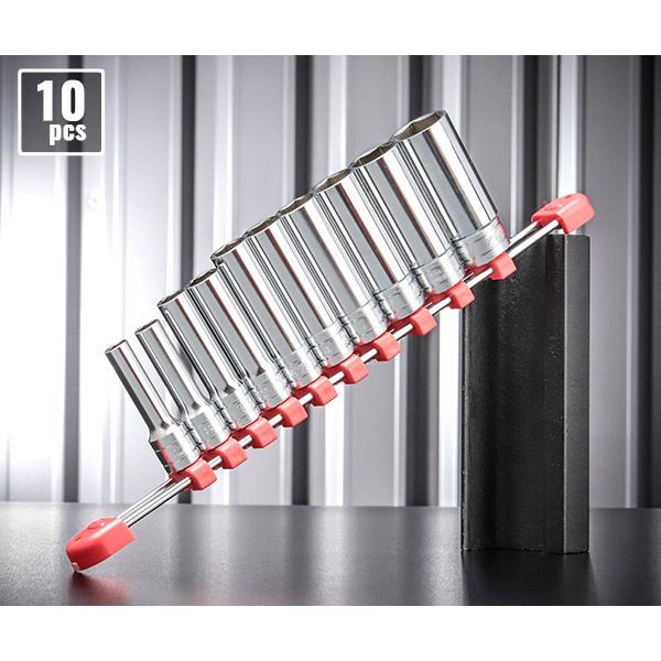 人気サイズだけを集めた充実のプロフェッショナルセット！人気の高い5サイズを集めた、ソケットホルダー付きセット。　ガレージ用としてはもちろん、出張修理用工具としても人気の商品です。■型式：TB3L10■メーカー：KTC■セット内容：・KTC ...