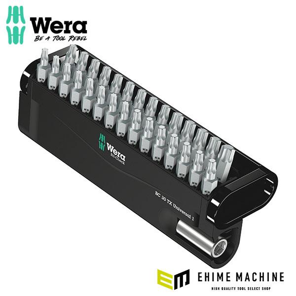 ビットチェック 30 TX 汎用 1 トルクスビットセット。電動ドライバーでの巻き取りまたは電動ドリルのチャックでの使用用のユニバーサル ホルダー。汎用性の高い強靭な粘性トルクスビットが付属しています。WeraのBit-Checkは非常にコ...