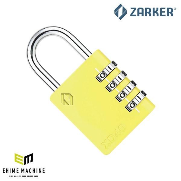 メーカー名：ZARKER（ザーカー） メーカー品番：XD40−Y 商品名：XD40−Y コンビネーション南京錠 黄色/ブリスター JANコード：8809224300703  仕様 ●本体サイズ(mm)：W40×L16×H80 ●ツル径(mm...