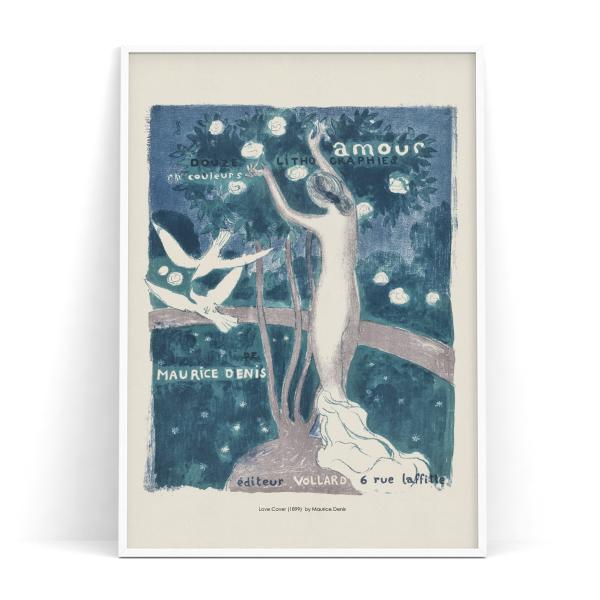 モーリス・ドニ作『ラブ・カバー』（1899年)#アンティークイラスト 芸術作品 名作  前衛アート  おしゃれアート#---サイズ展開豊富---プルダウンにてサイズをお選びください---コンディション　新品日本製　ジャパンクォリティーアート...