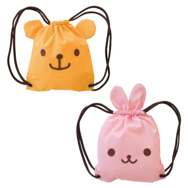 おもわず顔がほころぶキャンディベアデザインのナップサックです！アフターユースもできるお子様が喜ぶギフトにいかがですか！