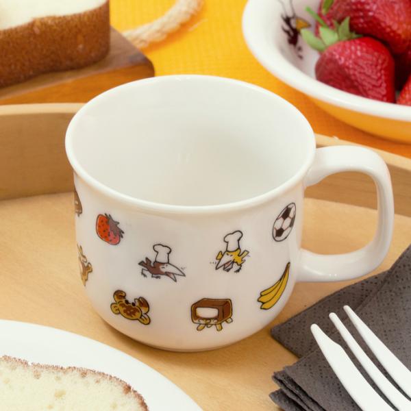 かこさとしの人気絵本「からすのパンやさん」が、楽しい食器になりました。こちらは、「からすのパンやさん こどもマグ」。磁器製なので、しっかりした使い心地です。大きさは小さめで、まだ飲む量が少ない時期のお子さんにぴったりのサイズ感。食洗機OK・...