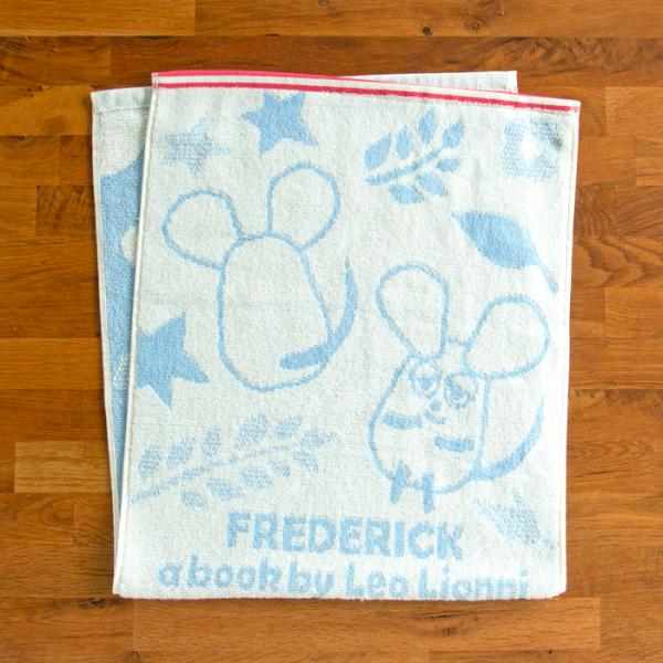 レオ・レオニの人気絵本『フレデリック』が、可愛くて使いやすいフェイスタオルになりました。水色で描かれたフレデリックが可愛い「 ドリーミー」シリーズです。柔らかく使い心地のよいフェイスタオルは、洗顔タオルとしても、首掛けタオルとしても使えてと...