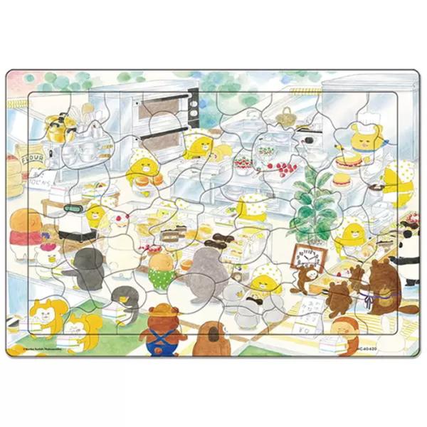 工藤ノリコさんの大人気絵本「ノラネコぐんだん」シリーズより、『ノラネコぐんだん ケーキをたべる』の名シーンがパズルになりました。絵のテーマに合わせたいろいろな形のピースがいっぱい入っています。「何の形かな？」と、お子さまとおしゃべりしながら...