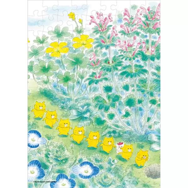 工藤ノリコさんの大人気絵本「ノラネコぐんだん」シリーズより、『ノラネコぐんだん ケーキをたべる』のほのぼのさんぽシーンがパズルになりました。パズル完成後は専用パネル（別売）に入れて飾れます。パズル108ピース、糊、ヘラ入り。専用パネルは別売...