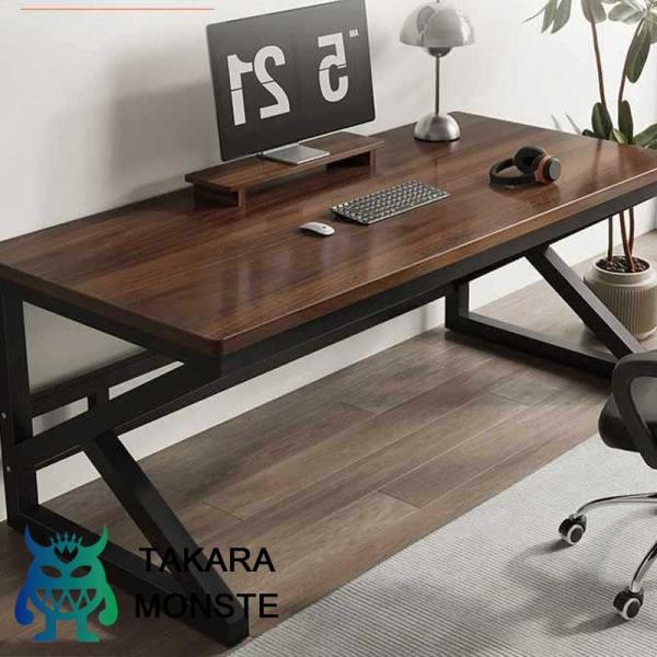 材質優れる：?木材質打造，質感が高く耐久性に優れ，学習・?公・ゲーミング等多シーンに適合厚さ設計：〓面厚さ 2.5cm，堅牢で安定性が高く，重物を置いても変形しにくい多サイズ対応：80cm〜160cm 幅のサイズラインナップ，部屋のスペース...