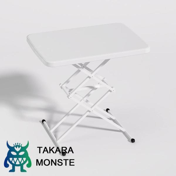 【省スペース】折りたたみテーブルの厚みは収納時わずか8cmで、場所を取りません。 そのため、狭い部屋でも手軽に使えます。【頑丈な構造】このテーブルは冷間圧延鋼でできており、頑丈な構造と優れた安定性を備えています。 そのため、長時間作業しても...