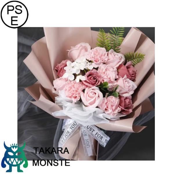 が高めてきているフラワーギフト。使用道：母の日、敬老の日、お誕生日、お見舞い、卒業式、お返しなどに。お部屋、リビングルームや玄関などお好みの場所に飾ってお楽しみ頂ける。心を癒すお部屋の小物。石鹸(ソープ)で作たバラの花びら、鑑賞、装飾用です...