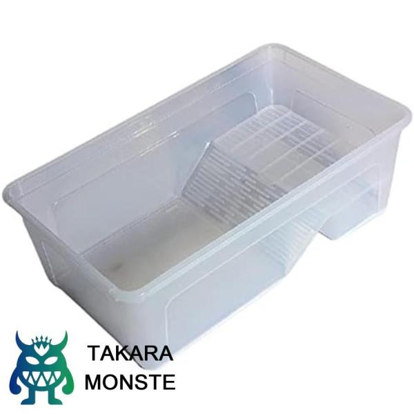 【無毒のポリプロピレン製】ペットの安全を確保するために、有害な化学物質を含まない無毒のポリプロピレンを使用してください。 タートルタンク水族館は、高品質のプラスチック製で、安全で、毒性がなく、頑丈で耐久性があり【食品グレードのPPプラスチッ...