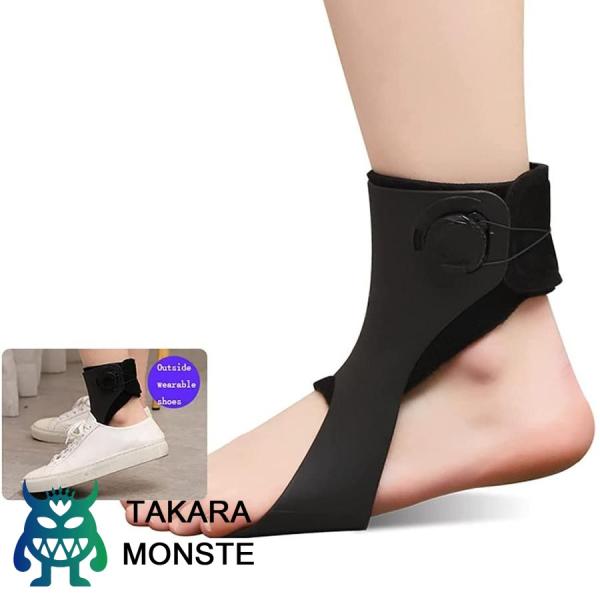 ?高品質の素材：ドロップフット調節可能なストラップにより、快適なフィット感が得られます。 足を痛めない柔らかなテリー織り生地で、しなやかで変形しにくい?下垂足装具：このサポートにより、神経障害後の下垂足、背屈補助、および足首領域全体の横方向...