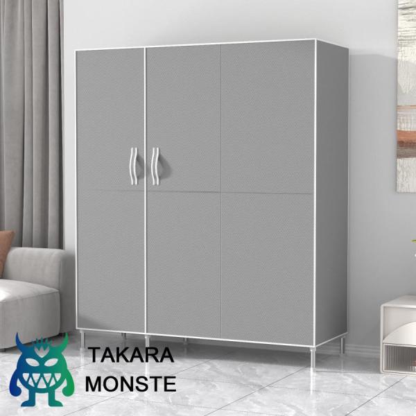 【スペースを節約するクローゼット】2本のハンガーレールと2段の棚が、十分な収納スペースを提供します。また、幅125cmとコンパクトながらも、ベッドルーム、リビング、クローク、ベビールーム、洋服店、ランドリールーム、賃貸住宅、ガレージなど、様...