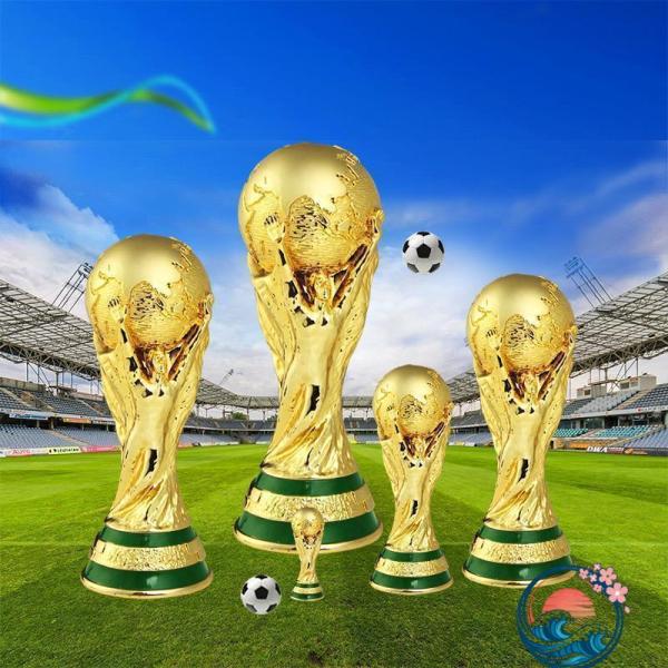 カタール FIFA ワールドカップ トロフィー レプリカ 36cm 原寸大モデル 実物大サイズ 優勝トロフィー W杯 サッカー日本代表 応援