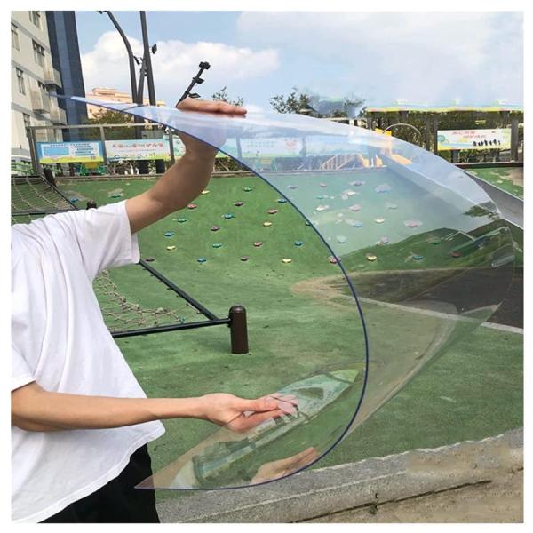 透明アクリル板 ポリカーボネートの屋根ふきシート PC耐久ボード、厚さ2mmの高靭性で曲げやすい難燃性素材、ルーフキャノピー耐衝撃性ポリカーボネートプラスチ手作業で測定しているため、サイズには3 - 10cmの誤差が生じる可能性があります。...