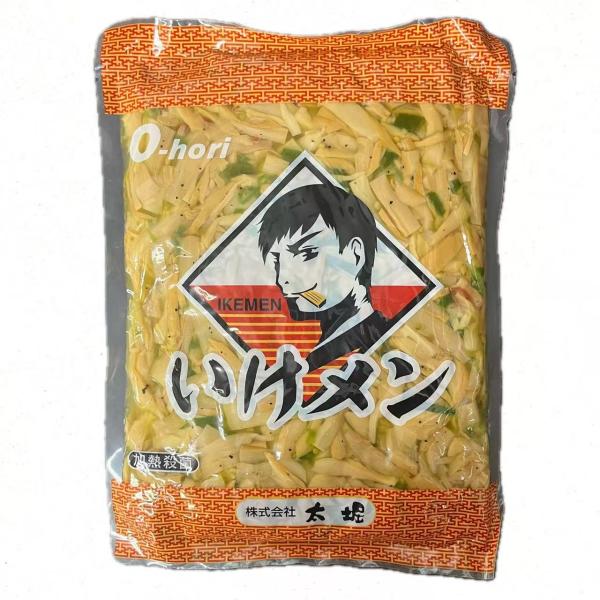 内容量：900g原材料：メンマ（中国製造）、砂糖、醤油、食用風味油（食用植物油脂、ねぎ、ニンニク）、青唐辛子、食塩、中華調味料、ごま油、黒こしょう、唐辛子／調味料（アミノ酸等）、ｐＨ調整剤、酸化防止剤（V．C）、香辛料抽出物商品説明：細かく...