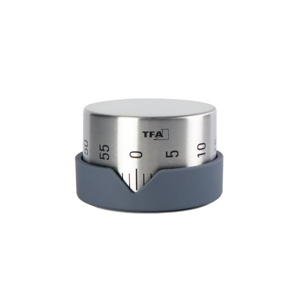 TFA Dostmann / Analogue kitchen timer made of stainless steel DOT 38.1027 アナログキッチンタイマー ドイツ製ブランド TFA Dostmann（TFAドストマン）サイ...