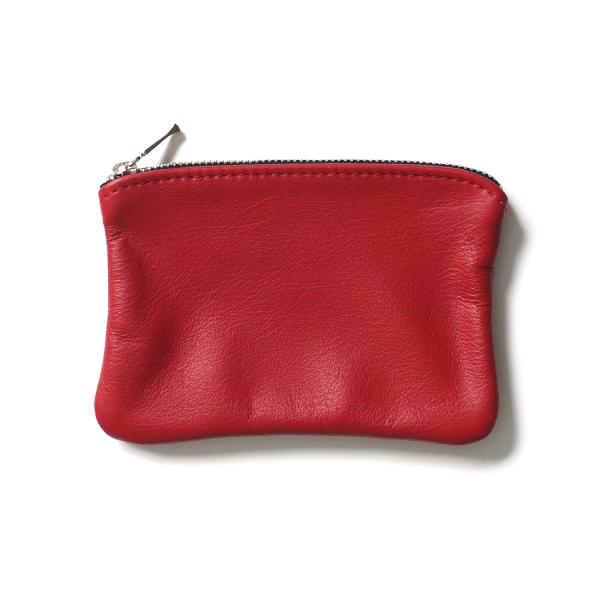 ブランド：MOONSHINE LEATHER COMPANY（ムーンシャイン レザーカンパニー）カラー：レッドサイズ：幅約15m 高さ約10cm素材：牛革