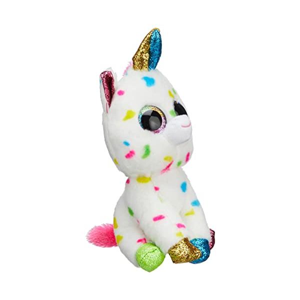 ※併売のため、在庫切れの際はご了承ください。発送委託により倉庫業者がお届けする場合がございます※Ty Beanie Boo's ハーモニー(ユニコーン) Mサイズ本体サイズ: 約 幅 10cm x 高さ 15cm x 奥行 10cm