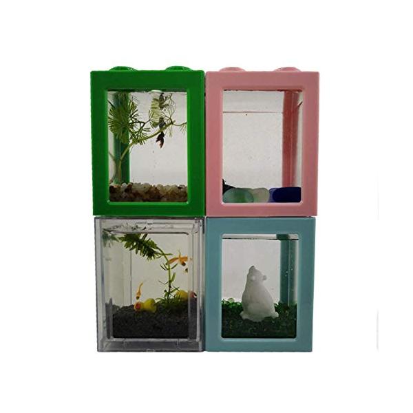 ※併売のため、在庫切れの際はご了承ください。発送委託により倉庫業者がお届けする場合がございます※小さな金魚、亀、カタツムリ、エビなどを育てるのに非常に適しています。好みに応じて水槽を自由に積み重ねて、部屋にユニークな小さなコーナーを作ること...