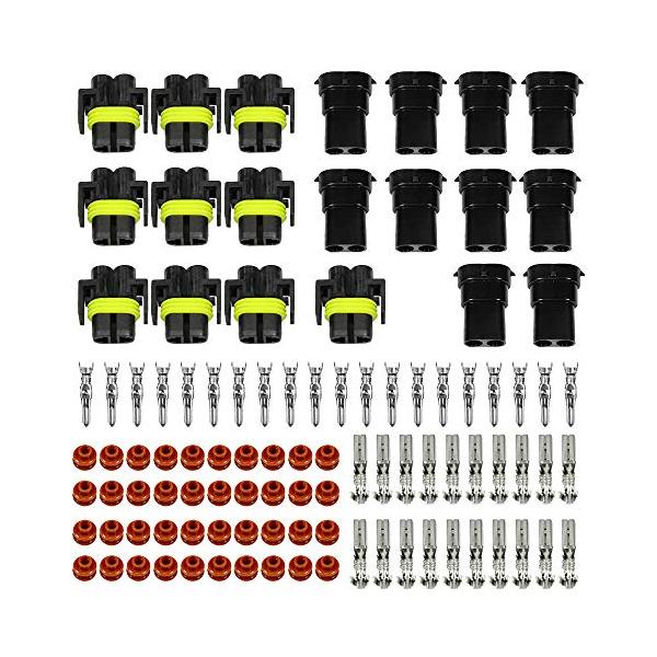 ※併売のため、在庫切れの際はご了承ください。発送委託により倉庫業者がお届けする場合がございます※「用途」：HID/キセノン加工用の防水カプラーコネクターH8/H9/H11適用のアダプターです「材質」：プラスチック＋金属、品質優等、取り付けし...