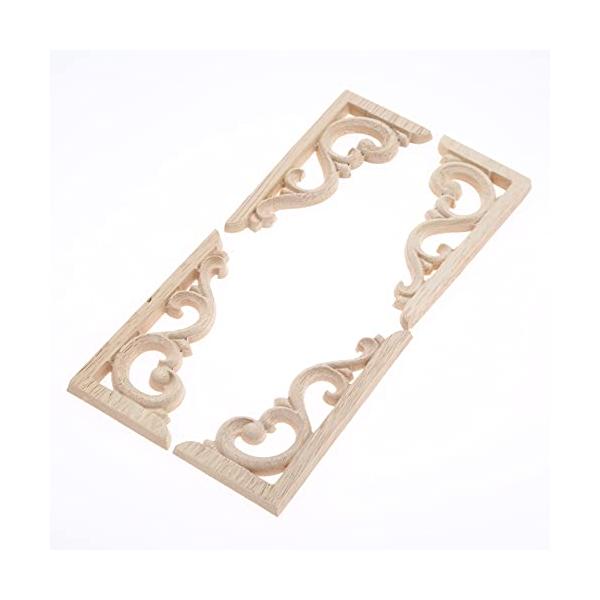 ※併売のため、在庫切れの際はご了承ください。発送委託により倉庫業者がお届けする場合がございます※材質：オークウッド サイズ：約12x6cm カラー:写真のようにヨーロッパ風なデザイン、クラシックてエレガントな装飾品ですキャビネット、窓、鏡、...