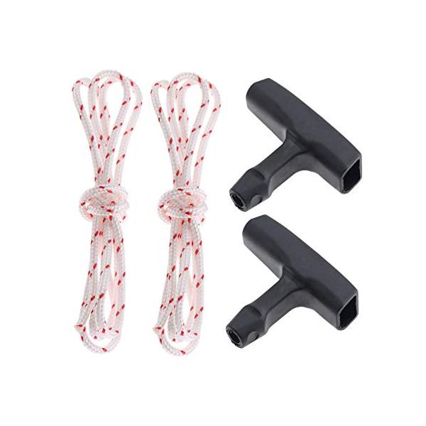 ※併売のため、在庫切れの際はご了承ください。発送委託により倉庫業者がお届けする場合がございます※製品名：リコイルスターターハンドル グリップロープ チェンソー用 素材：プラスチック&amp;ポリエステルタイプ：ガーデンツールパーツ パッケー...