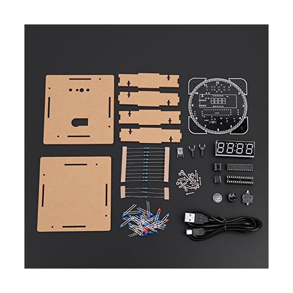 ※併売のため、在庫切れの際はご了承ください。発送委託により倉庫業者がお届けする場合がございます※【原理】時計にはデジタルチューブディスプレイの原理が採用されており、プラグインコンポーネント全体の設計により、生産の成功率は最大99.9になりま...