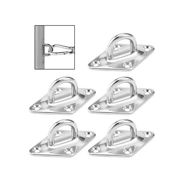 ※併売のため、在庫切れの際はご了承ください。発送委託により倉庫業者がお届けする場合がございます※★【使用荷重】：M5パッドアイの最大使用荷重は120KGです。★【材質】：パッドアイの材質はSUS304ステンレスです。頑丈で耐久性があり、耐腐...