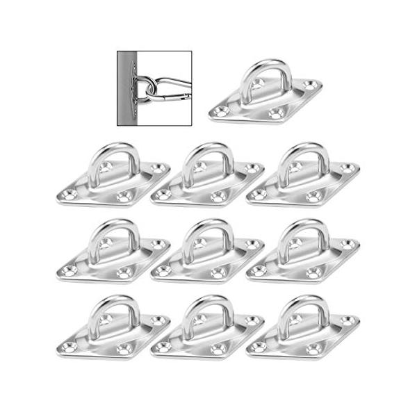 ※併売のため、在庫切れの際はご了承ください。発送委託により倉庫業者がお届けする場合がございます※★【使用荷重】：M5パッドアイの最大使用荷重は120KGです。★【材質】：パッドアイの材質はSUS304ステンレスです。頑丈で耐久性があり、耐腐...