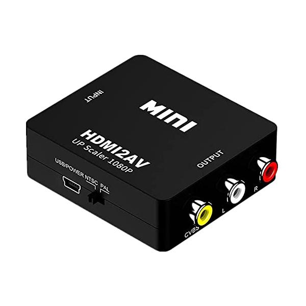 ※併売のため、在庫切れの際はご了承ください。発送委託により倉庫業者がお届けする場合がございます※?『 SZJUNXIAO HDMI to AV コンバーター 』 HDMIの音声信号はアナログ音声（RCAステレオ）より出力します。※逆方向(A...